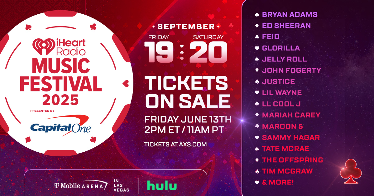 iHeartMedia Announces Lineup for the 2025 iHeartRadio Music Festival ...